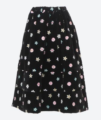 エステルベルベット刺しゅう ウエストゴムスカート TP―S023―051―1―1 | tao (Women)/タオ | 三越伊勢丹オンラインストア・通販【公式】