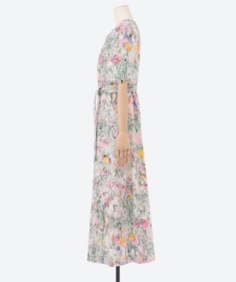 Pointillism unfastened sleeve dress WH | AKIRANAKA (Women)/アキラナカ | 三越 ...