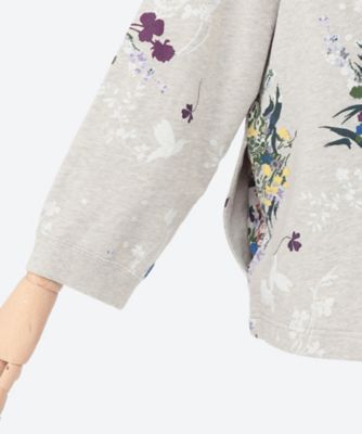 裏毛トーカティブフラワープリントカーディガン 46940151