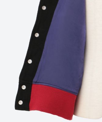 ブルゾン Deconstructed Lettered Jacket ― Wool Melton 25W―2―RW168 | NEEDLES ...
