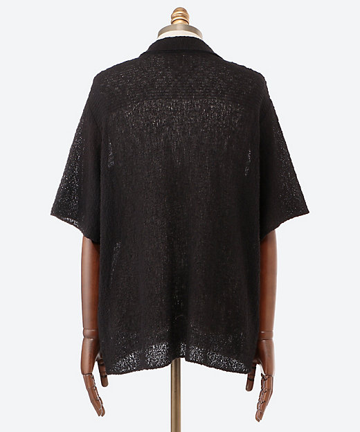 シャツ COTTON SHEER KNIT OPEN シャツ COTTON SHEER KNIT OPEN