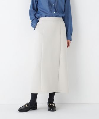 洗える・リバーシブル］ポリエステルレーヨンプレーンウェーブスカート