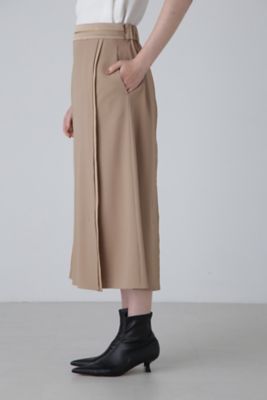 バックサテンジョーゼットスカート（5314220912） | ADORE