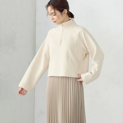 裏起毛 ハーフジップ スウエット（1268CE15） | COMME CA ISM (Women)/コムサ イズム | 三越伊勢丹オンライン ...