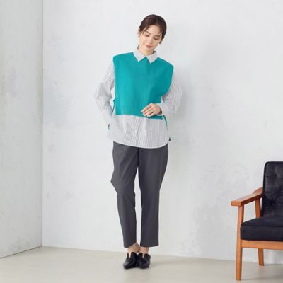 サイドリボンニットベスト（1276KG02） | COMME CA ISM (Women)/コムサ イズム | 三越伊勢丹オンラインストア ...