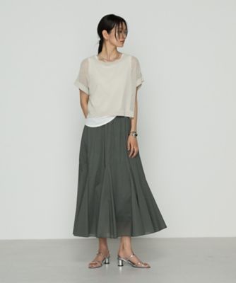 TALLサイズ 〕 80ナチュラルローン スカート（3438FM02
