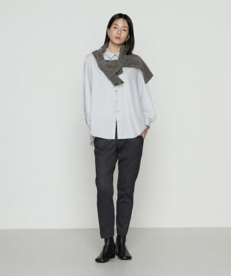 マイクロスパン タックボリューム袖のブラウス（7220BM03