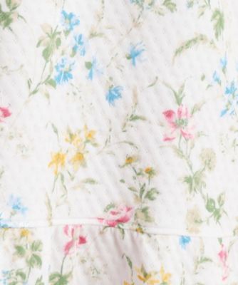 上下セット／キルト生地】ポピーメドウ柄 パジャマ