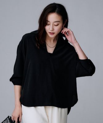 アンタイトル（UNTITLED）/【セットアップ可スキッパーゆったり】リラクパウダーシャツ セットアップ可／スキッパー／ゆったり】リラクパウダーシャツ