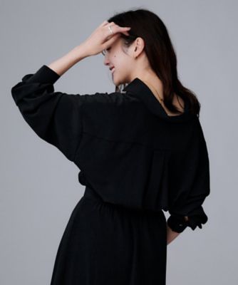 セットアップ可／スキッパー／ゆったり】リラクパウダーシャツ