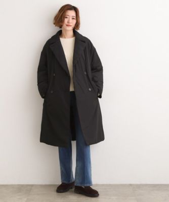 すっきり見え、ステッチレス中綿コート（2002542423