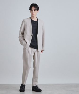 セットアップ対応】360度ストレッチ ワイドテーパードパンツ