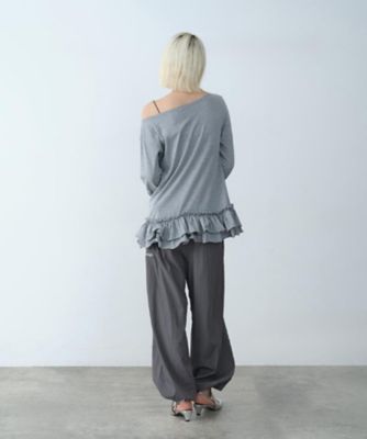 easy ruffled tee（2002553059） | CODE A