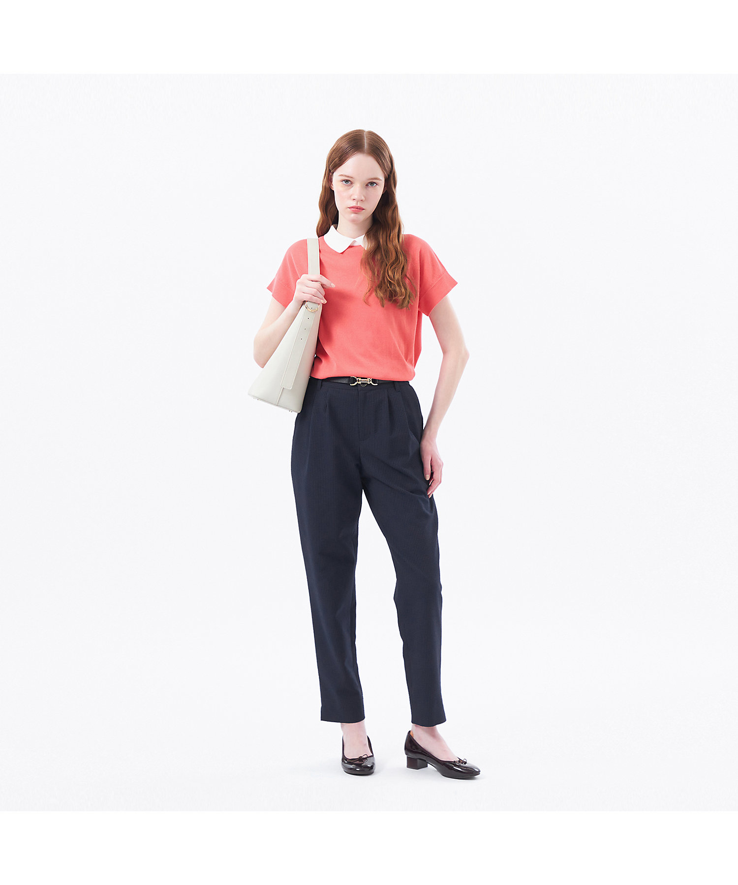 LEE5月号/蛯原友里さん着用】【Bicolor Knit LEE5月号/蛯原友里さん着用】【Bicolor Knit