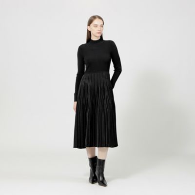 ラメコンビストレッチ ニットドレス（M5J23478＿＿） | EPOCA
