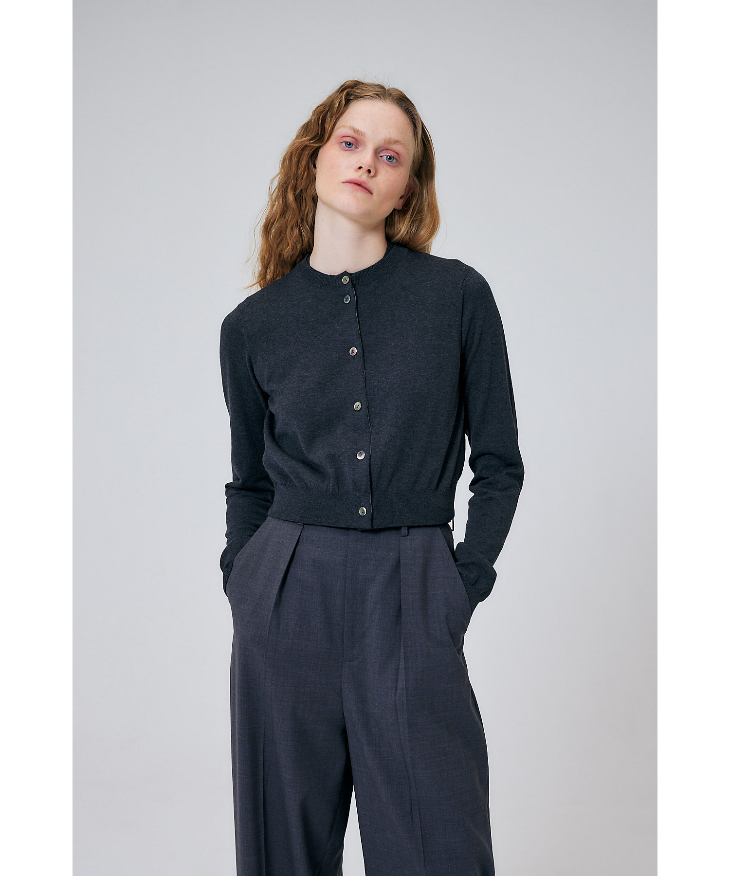 LAYERED CARDIGAN(300GA170-0690 LAYERED CARDIGAN(300GA170-0690
