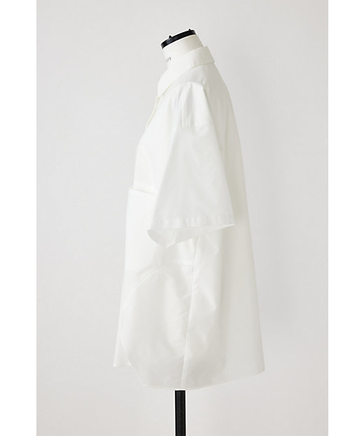 asymmetry half-sleeves shirt asymmetry half-sleeves shirt