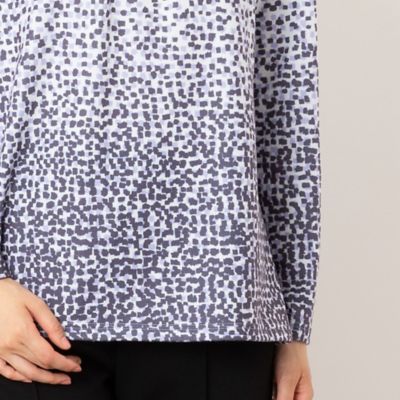 幾何グラデーション柄カットソー（12126461） | LOBJIE (Women)/ロブジェ | 三越伊勢丹オンラインストア・通販【公式】