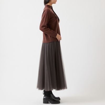 追加生産・新色登場】ロングチュールスカート（81045556） | R