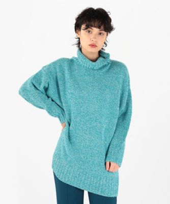 WU71 PULLOVER ミックスカラーニットロングプルオーバー（5825WU71650） | TO B. BY AGNES B./トゥー ...