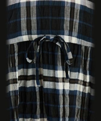 WW44 ROBE チェックシャーリングワンピース（6112WW44010） | TO B. BY AGNES B./トゥービー バイ ...