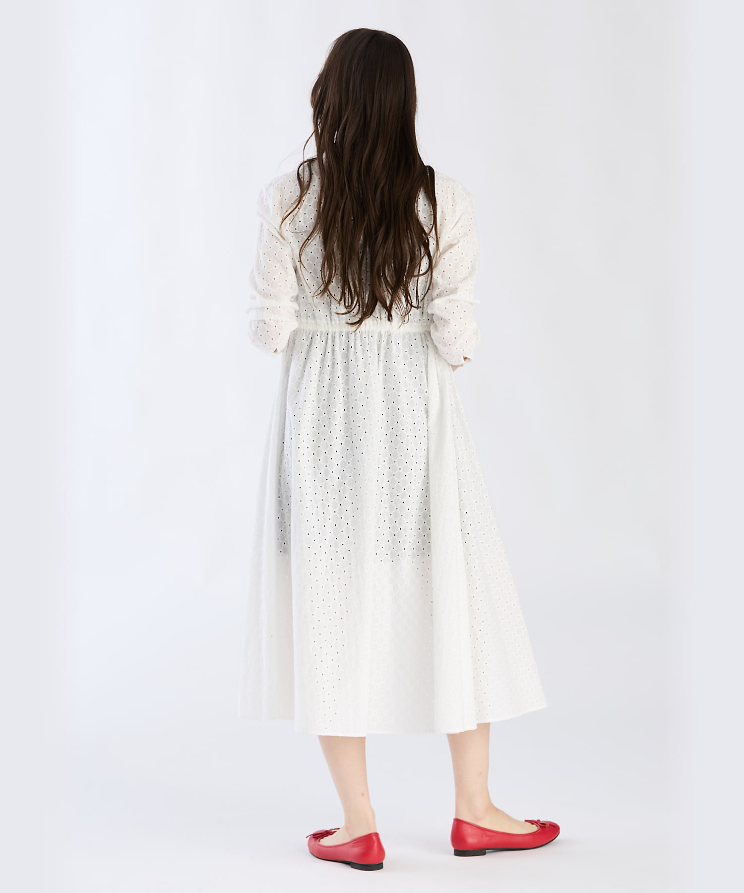 WX40 ROBE コットンフラワーレースワンピース WX40 ROBE コットンフラワーレースワンピース