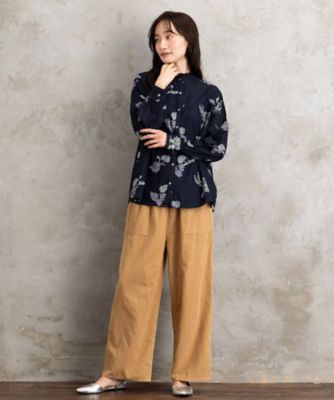 INDESIGN コーデュロイベイカーパンツ プラスサイズ 33ー