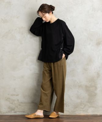 INDESIGN コーデュロイベイカーパンツ プラスサイズ 33ー