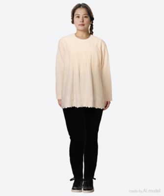 コットンスラブカルゼスモック プラスサイズ 4755604 | green nout (Women/大きいサイズ)/グリーンノート | 三越 ...