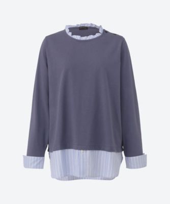 コーデュロイ フラワープリントブラウス 5705603 | green nout