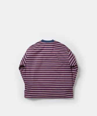 カットソー TECH DRAWSTRING MULTI BORDER L／S TEE BE－34024 | DAIWA PIER39 (Men ...