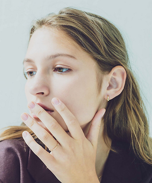 K10 クレール トライアングルカットリング | ete bijoux K10 クレール トライアングルカットリング | ete bijoux