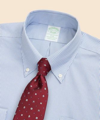 ストレッチピンポイントオックスフォード ギンガムチェック ドレス