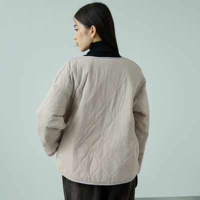 ひょうたんキルトリバーシブルZIPジャケット | VICKY（Women