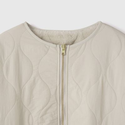 ひょうたんキルトリバーシブルZIPジャケット | VICKY（Women