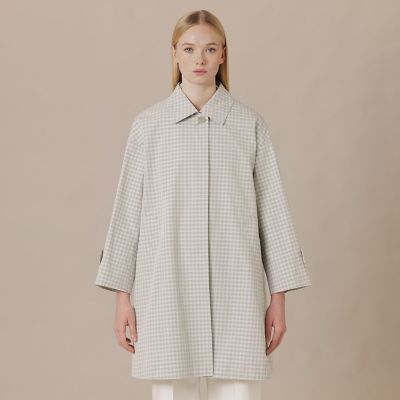 【ROSLEY／ロズリー】スプリングチェックステンカラーコート | MACKINTOSH LONDON (Women)/マッキントッシュ ...