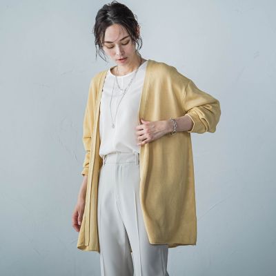 ELTONミドルゲージカーディガン | LAUTREAMONT (Women)/ロート