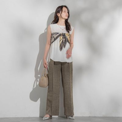 馬車柄スクエアシルクスカーフ | LAUTREAMONT (Women)/ロートレアモン