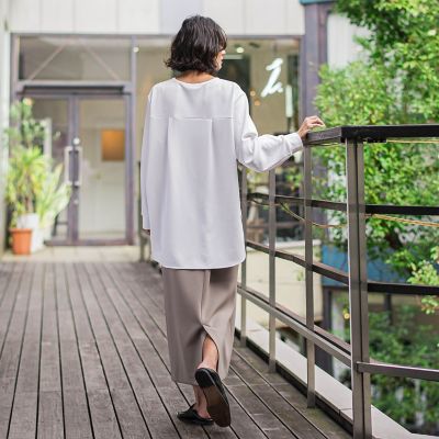 biyori】”シーンを選ばない”万能Tブラウス≪洗濯機で洗える