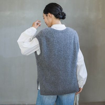 FOX／CASHMEREベスト≪手洗い可能≫ | Droite lautreamont