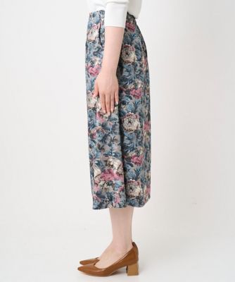 セットアップ対応］ゴブランフラワープリントスカート | CHRISTIAN