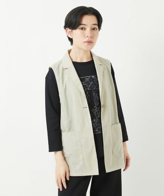 ナイロンストレッチテーラードカラージレ | GIANNI LO GIUDICE(Women