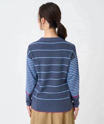 【NEW】ジャンニ・ロ・ジュディチェ（GIANNI LO GIUDICE）/カスリパネルボーダーニット パネルボーダーニット | GIANNI LO GIUDICE(Women/小さいサイズ