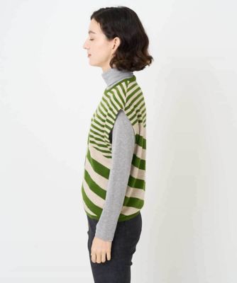 シルク混ボーダーニット | GIANNI LO GIUDICE(Women/小さいサイズ