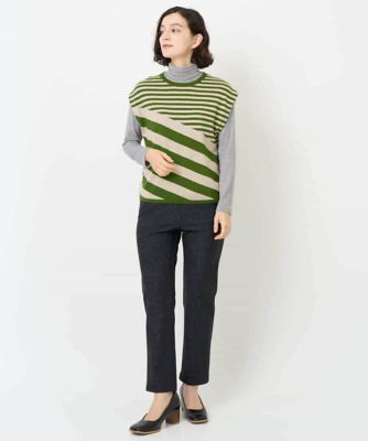 シルク混ボーダーニット | GIANNI LO GIUDICE(Women/小さいサイズ