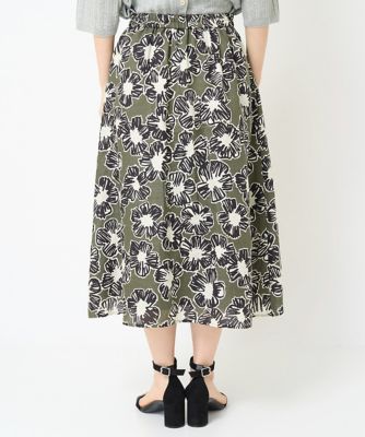 セットアップ対応］ファンキーフラワープリントスカート | GIANNI LO