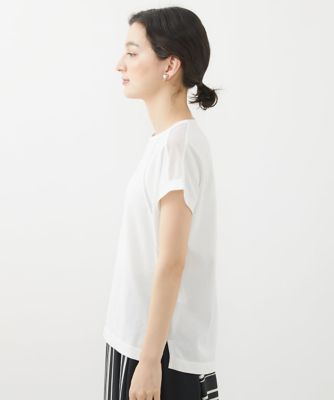 オーガンジーシアーフレンチスリーブニット | GEORGES RECH (Women