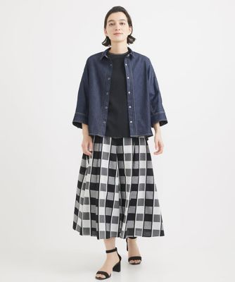 日本製］ビッグギンガムチェックスカート | GEORGES RECH (Women