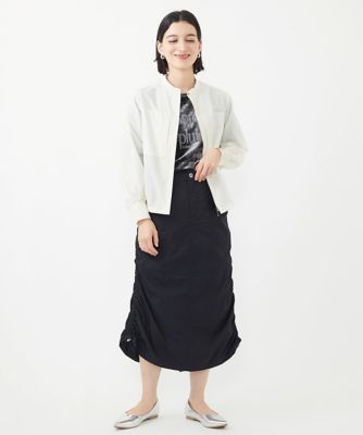 セットアップ対応］サイドギャザードロストスカート | GEORGES RECH