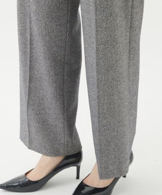 ラメツイードワイドストレートセンタープレスパンツ | GEORGES RECH